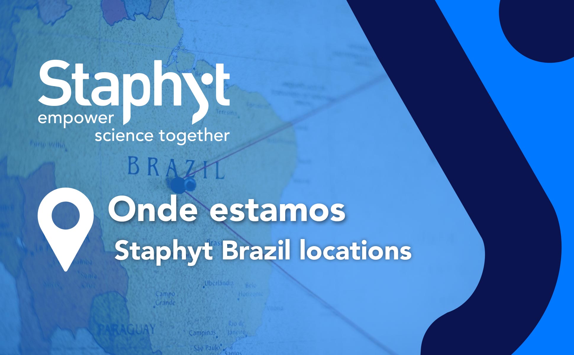 Saiba como chegar nas unidades da Staphyt Brasil
